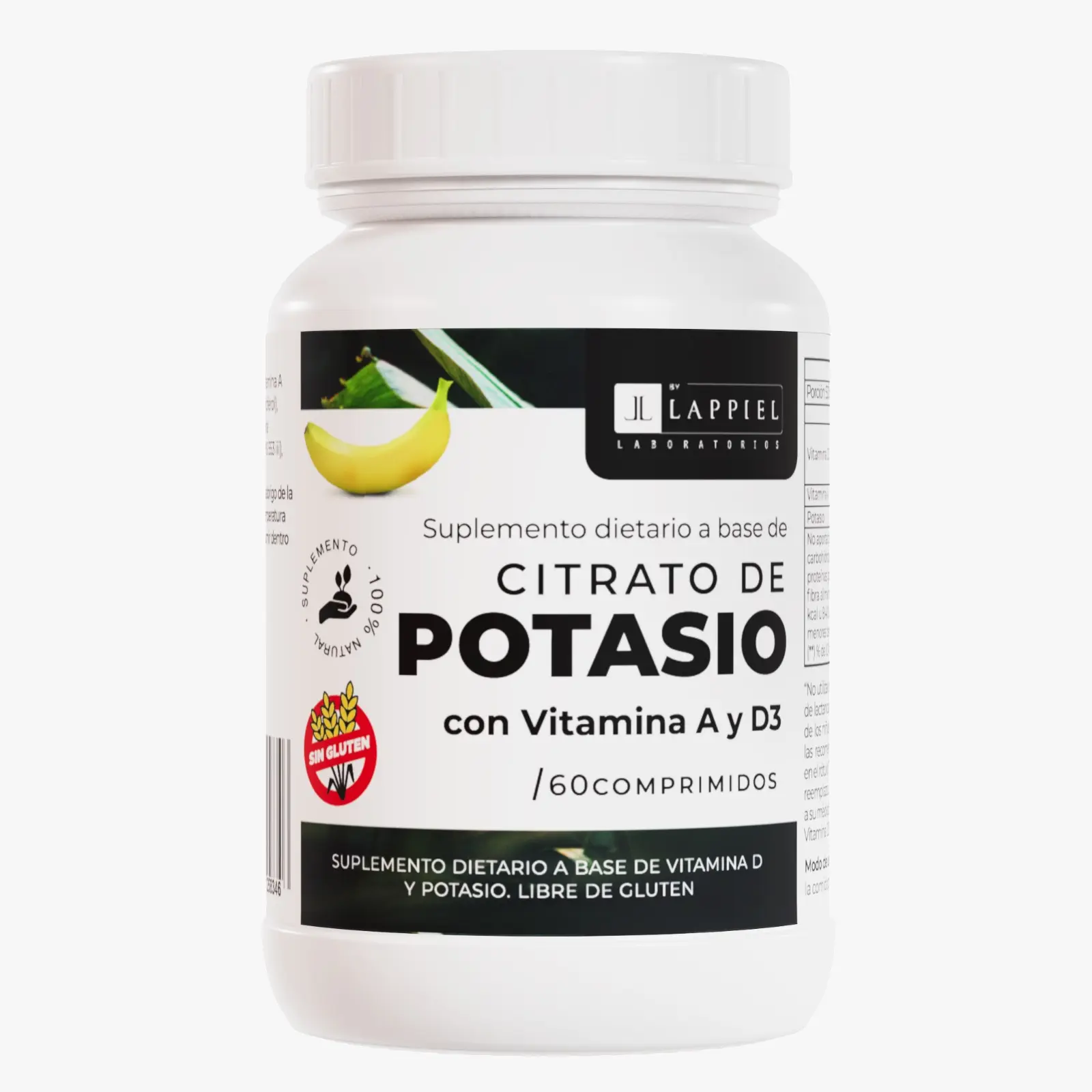 Suplemento Dietario a base de Citrato de Potasio Lappiel | BM ...